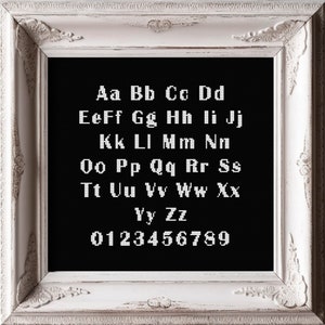 SET of 4 Cross Stitch Patterns BUNDLE PDF Full Text Alphabet Numbers ...