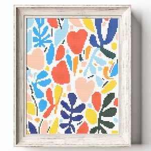 Modern Abstract Cross Stitch PDF Pattern-geometric Abstraction SAL ...