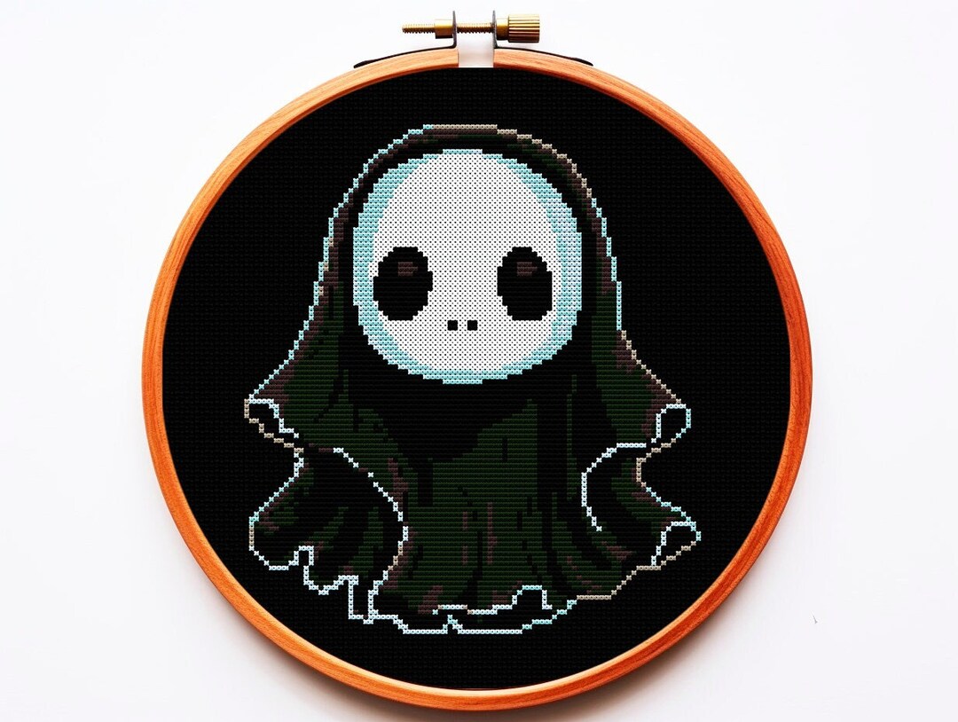 Cute Ghost Small Cross Stitch Pattern PDF - Spooky Fall Easy Modern ...