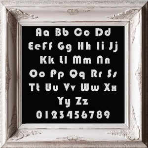 SET of 4 Cross Stitch Patterns BUNDLE PDF Full Text Alphabet Numbers ...
