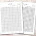 PRINTABLE Cross Stitch Graph Paper Bundle PDF 6 SIZES: Count 14, 10, 11 ...