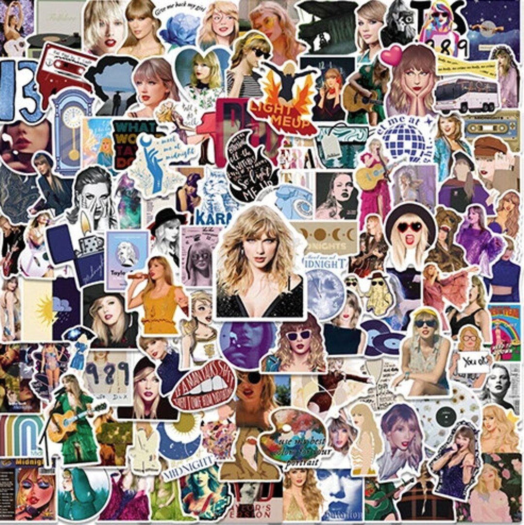 Taylor Swift Sticker Pack 200 Unique Swiftie Decals for Laptops ...