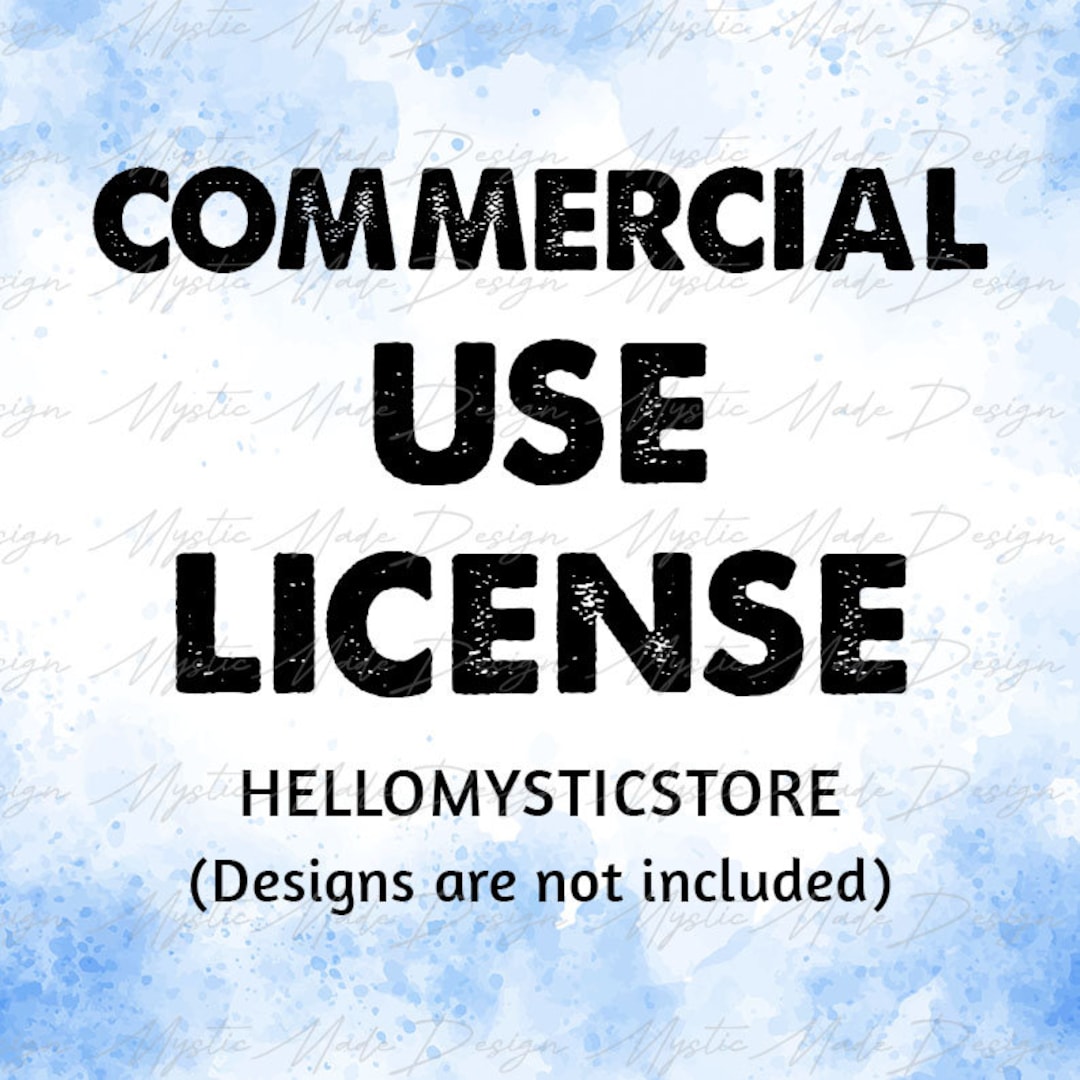 COMMERCIAL USE LICENSE - Etsy