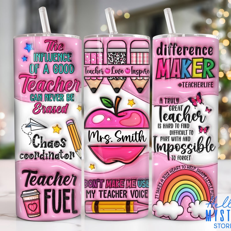 Teacher Tumbler - Etsy