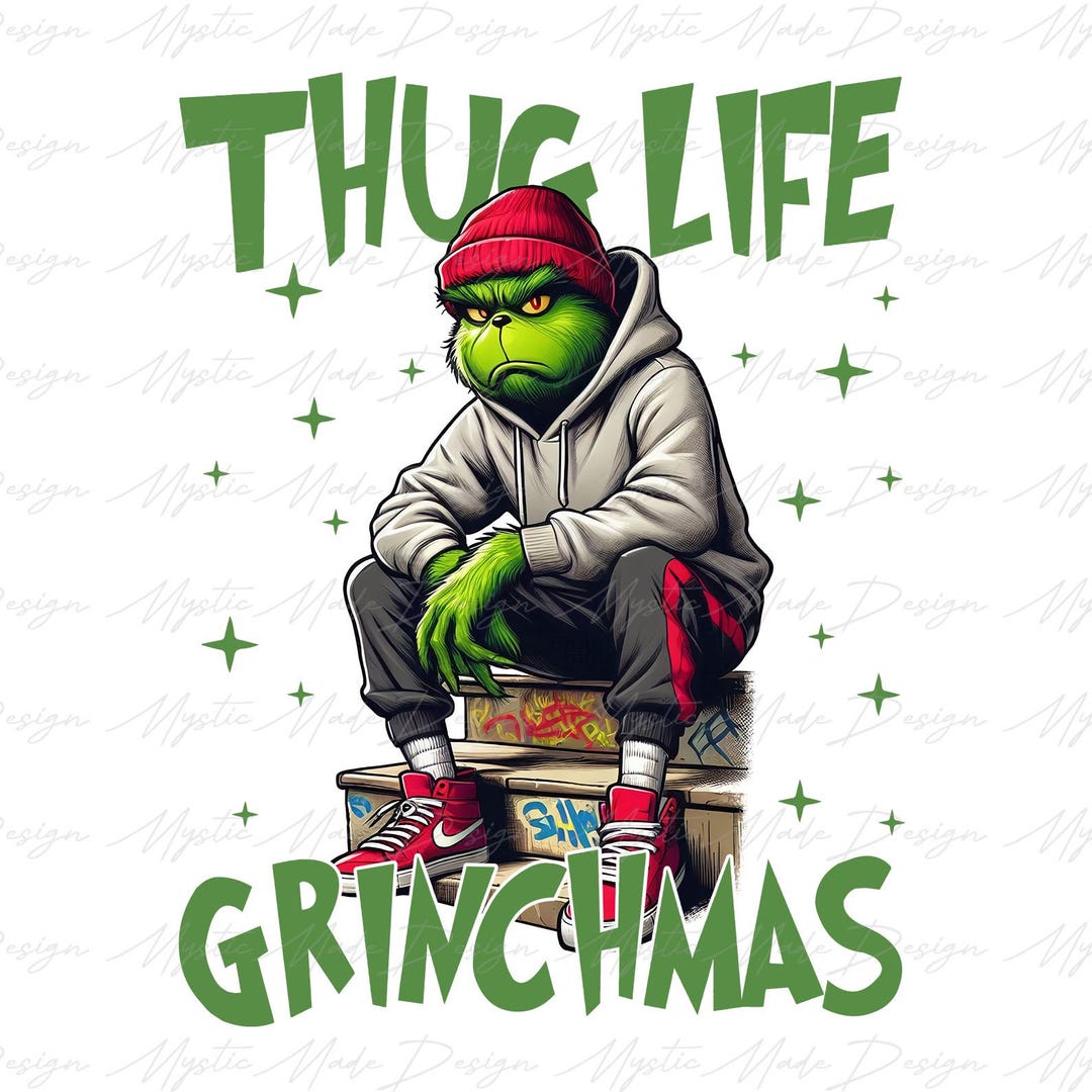 Thug Life Christmas Characters Png, Merry Christmas Png, Christmas Png ...