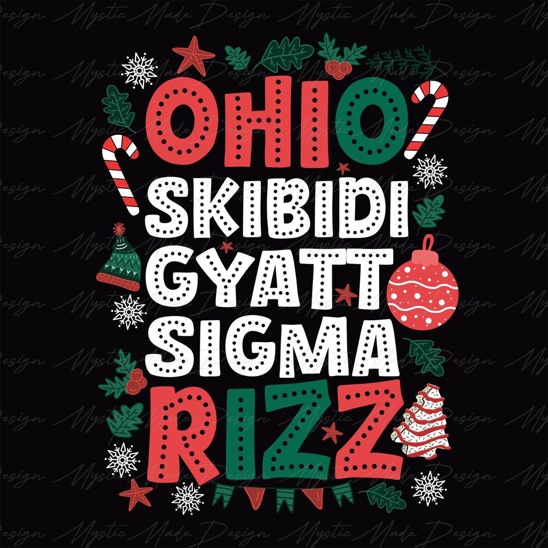 Skibidi Rizzmas Christmas Png, Funny Santa Christmas Design, Santa Bruh ...
