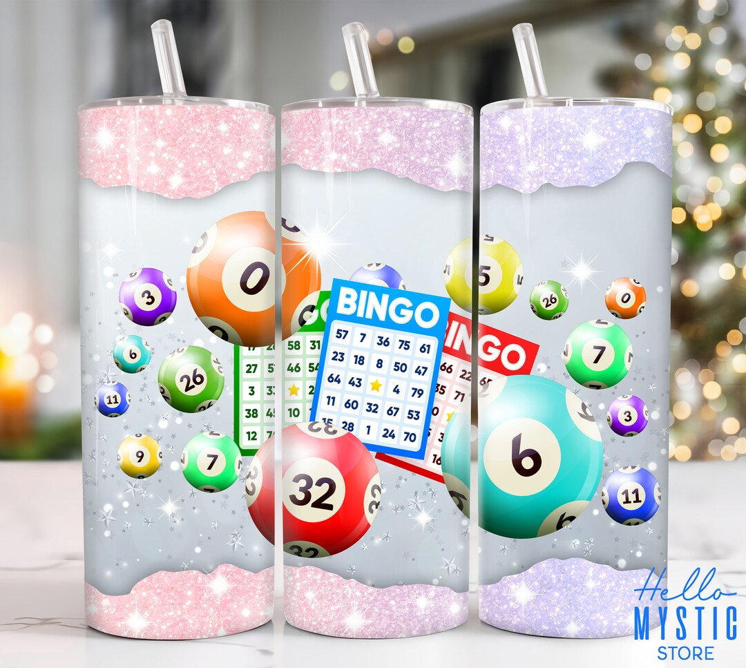Bingo Game 20oz Tumbler Png, Bingo Night Tumbler 20oz Png, Bingo Cards ...