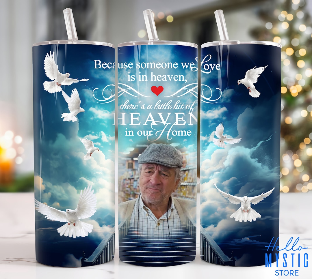 Custom Memorial Photo 20oz Tumbler Png, in Loving Memory Tumbler 20oz ...