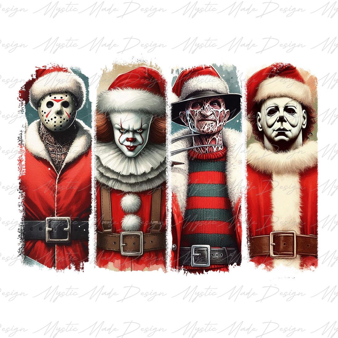 Merry Creepmas Png, Christmas Movie Characters Png, Friends Christmas ...
