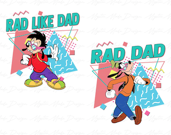 Rad Dad Png, Best Dad Ever Png, Dad and Son Png, Dad Png, Father's Day ...