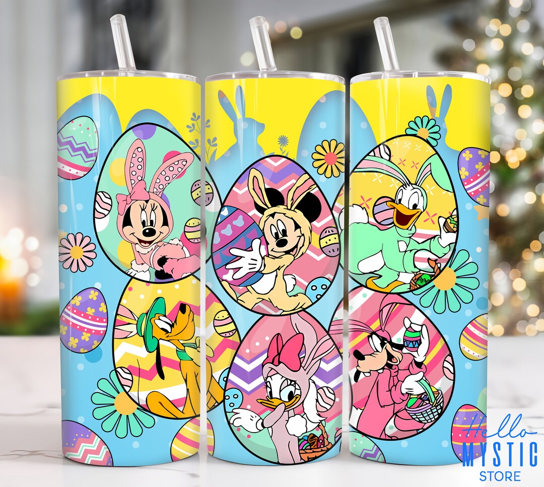 Happy Easter Day 20oz Tumbler Png, Cute Easter Bunny Tumbler 20oz Png ...