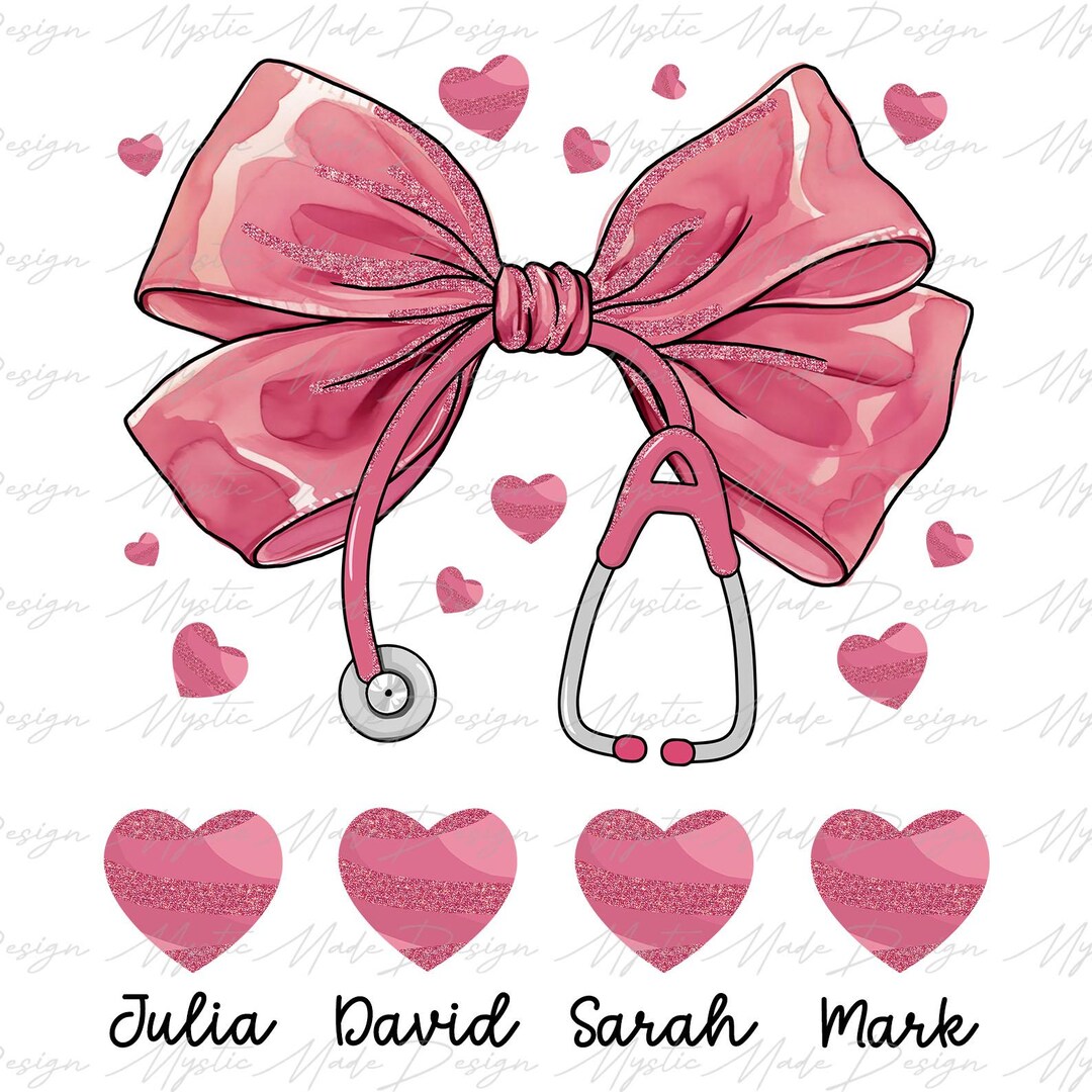 Valentine Nurse Png, Valentine Nurse Coquette Png, Valentine Bow, Love ...