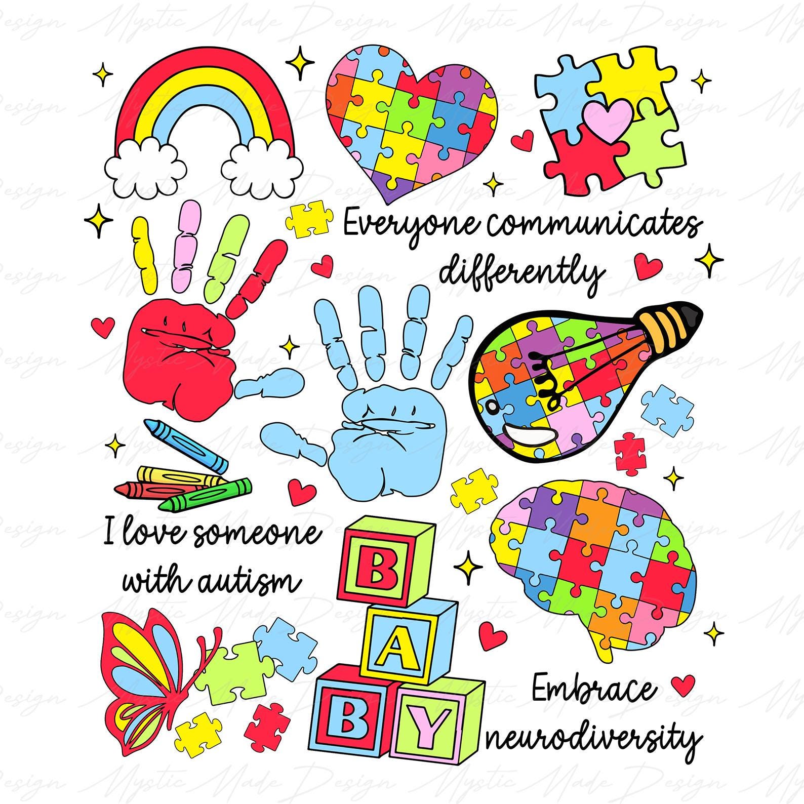 Autism Bow Png, Autism Png, Autism Awareness Png, Autism Coquette Bow ...