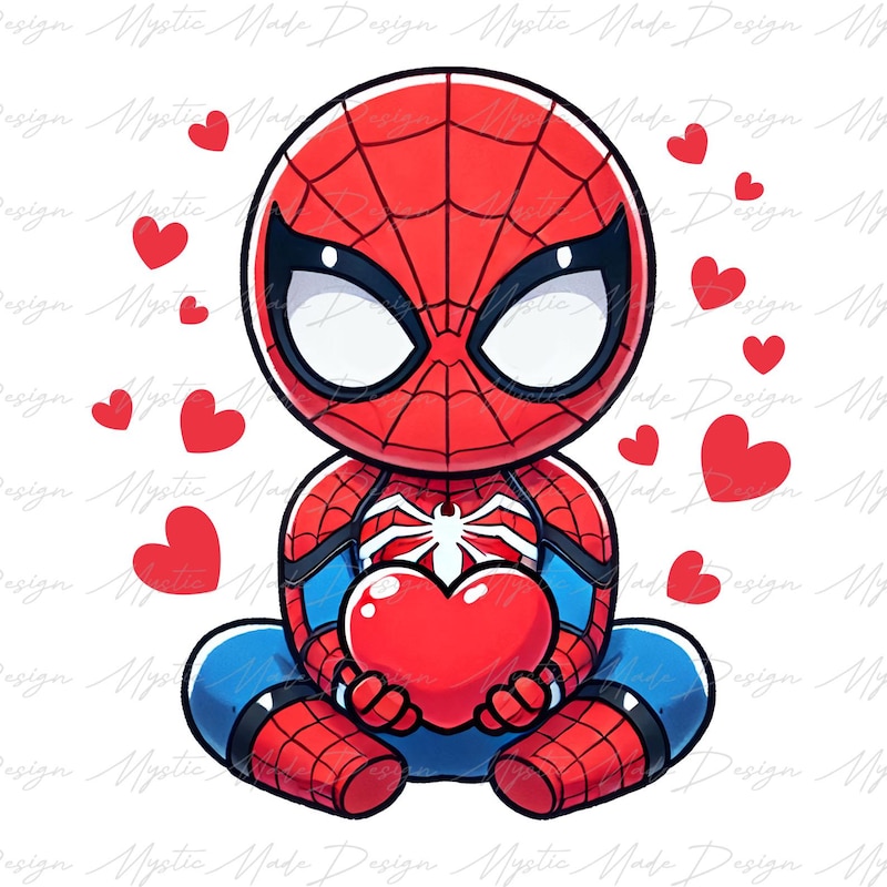 Spiderman heart - Etsy México
