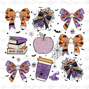 Teacher Halloween Pencil Png, Spooky Teacher Png, Coquette Pencil Png ...