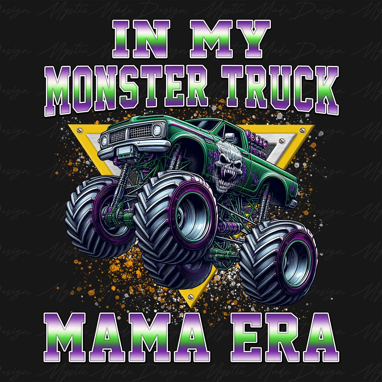Monster Truck Mom Png, Monster Truck Mama Png, Mama Truck Png, Monster ...