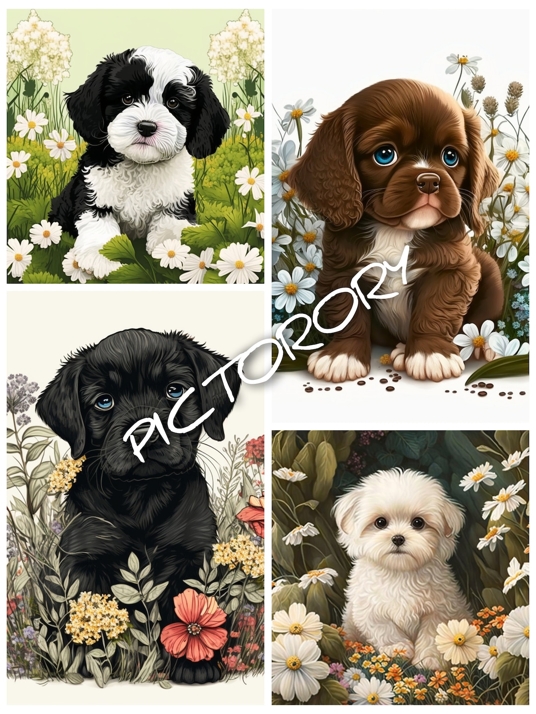Puppy. Puppies. Dogs Cute. Clipart Bundle - 20+ High Quality PNG ...