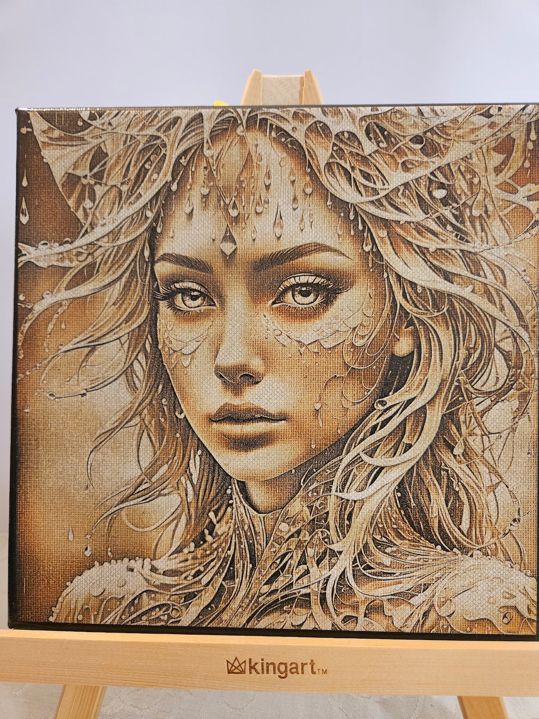 Laser Engraved Canvas, Painting, Wall Decoration, Laser Photo, Laser ...