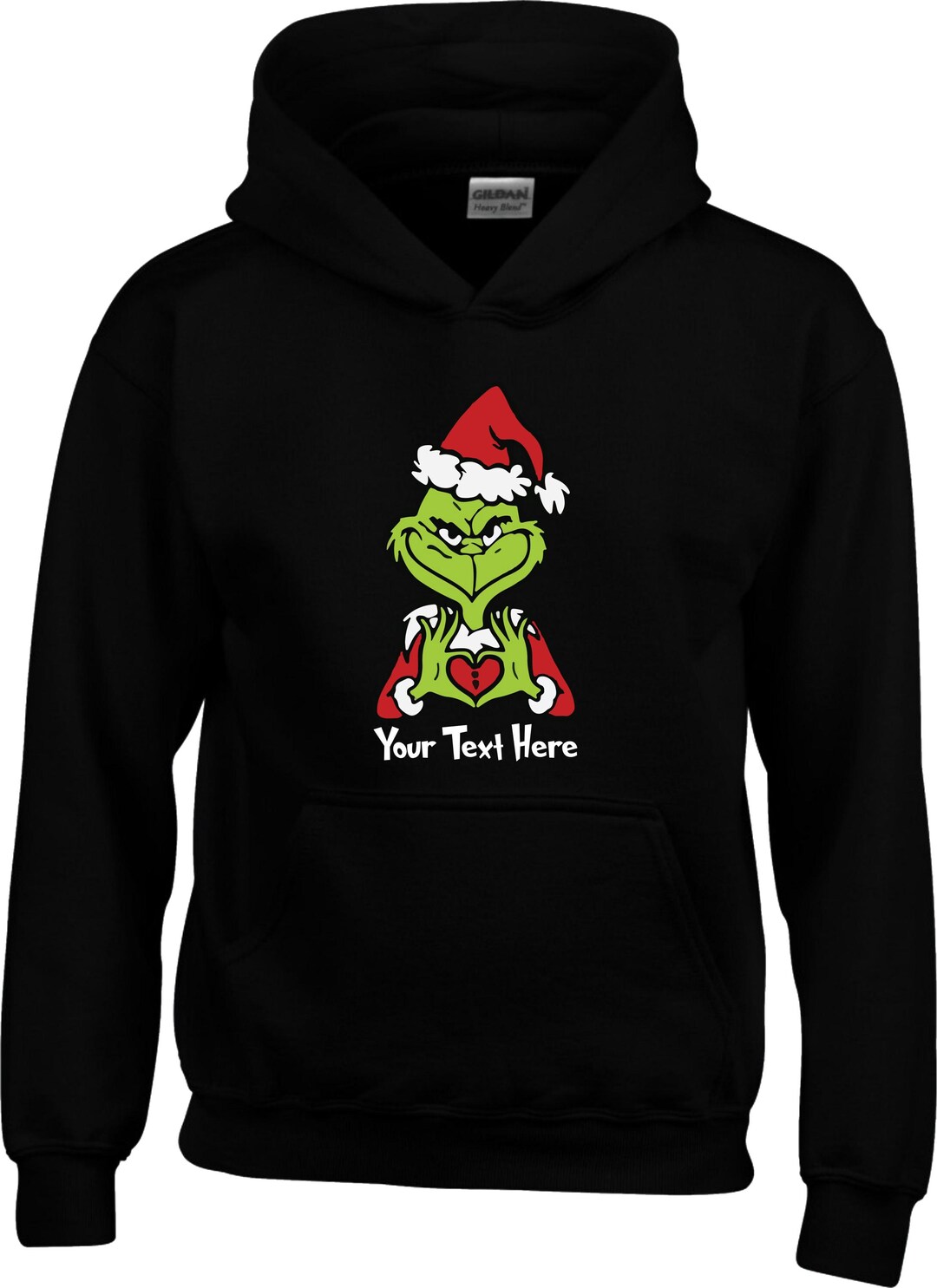 Personalized Grinch Christmas Hoodie, Halloween Merry Christmas ...