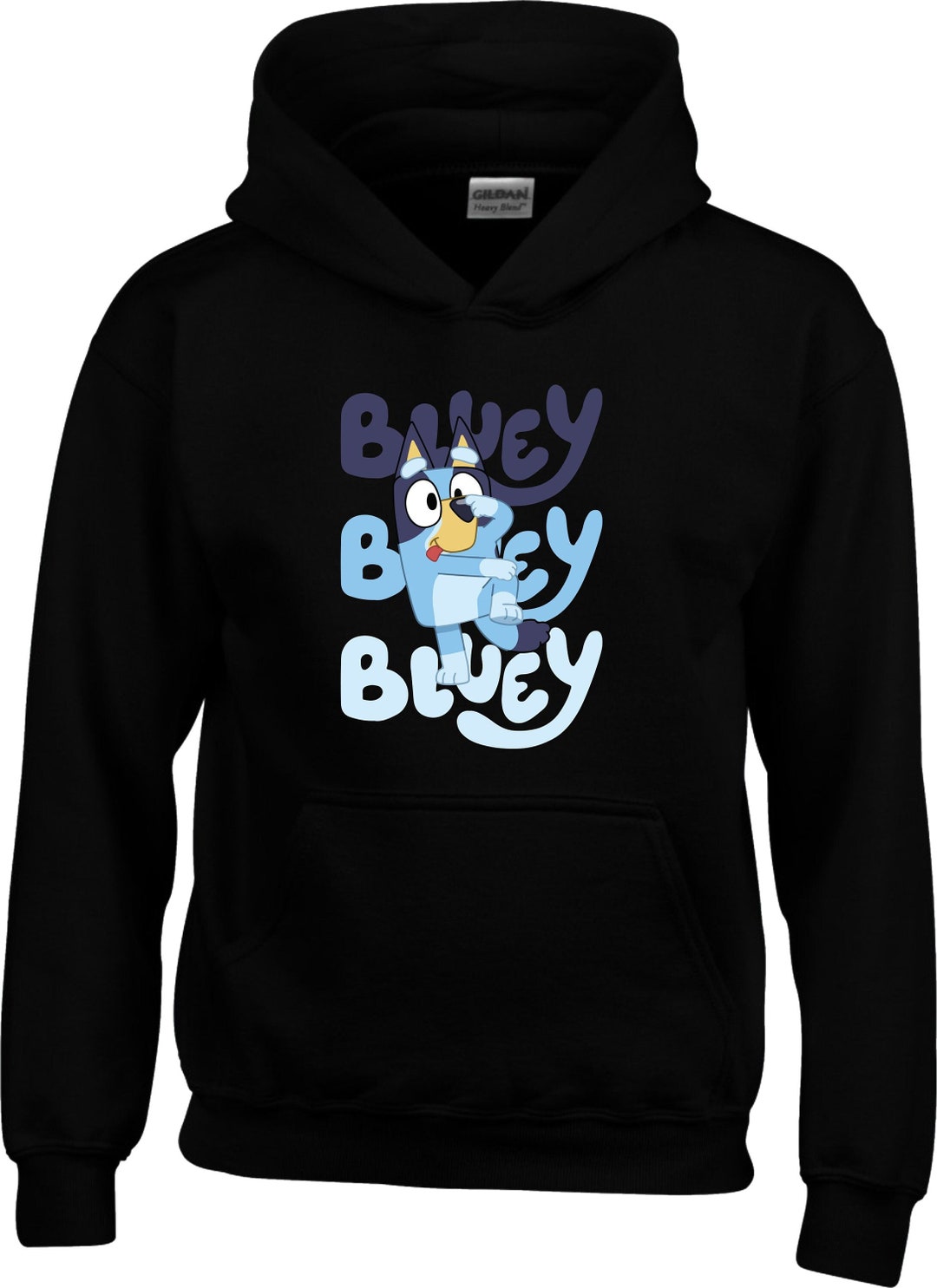 Bluey Hoodie, Animation Hood, Era's Tour, Blueypup Cartoon Character ...
