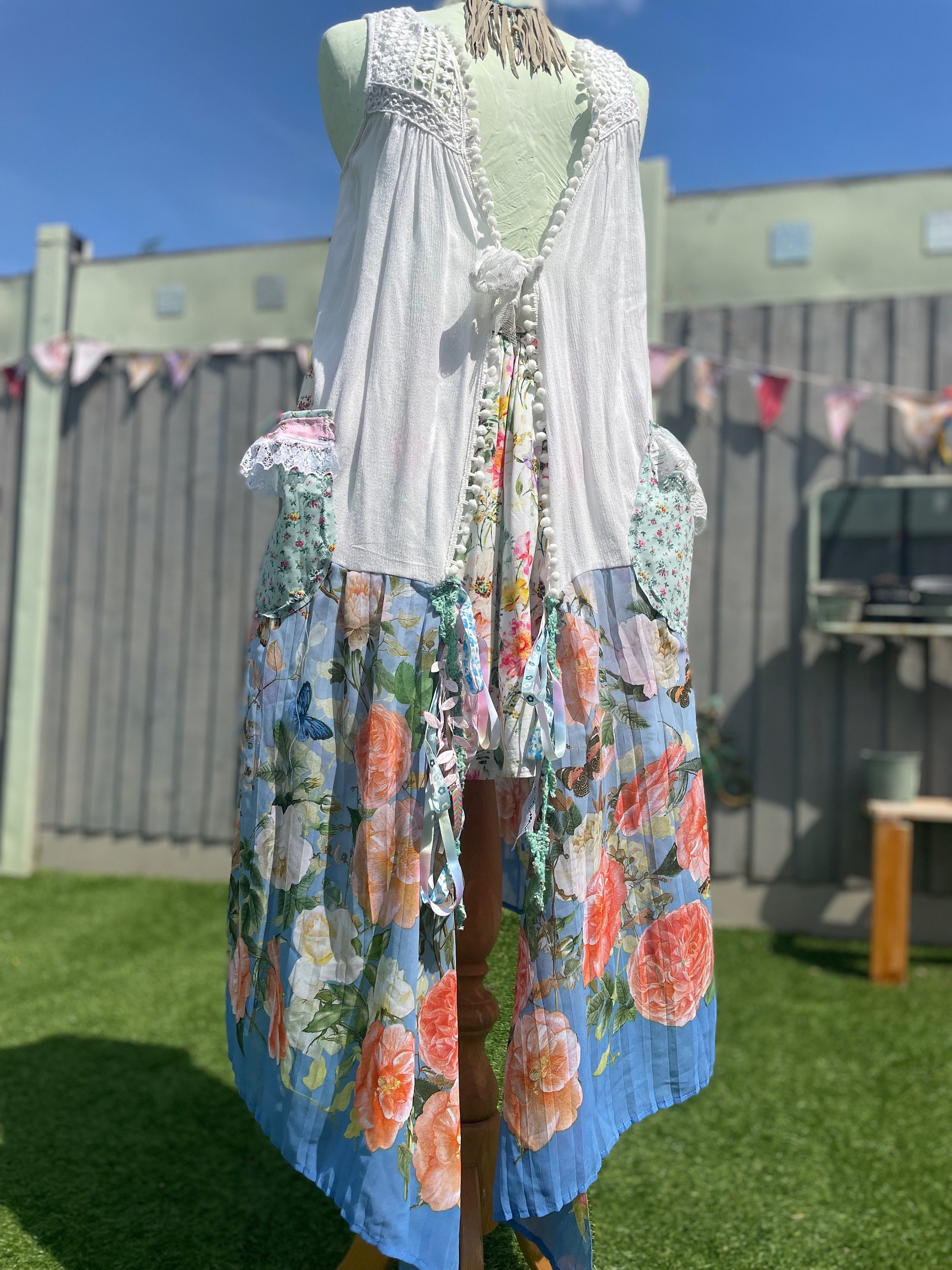 Gorgeous, Handmade Lightweight Flowy Duster. Boho Style, Festival ...