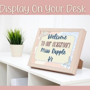 Classroom Decor Elementary Welcome Sign Template Canva - Etsy