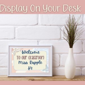 Classroom Decor Elementary Welcome Sign Template Canva - Etsy