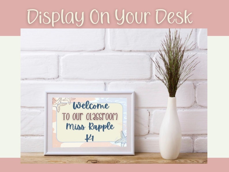 Classroom Decor Elementary Welcome Sign Template Canva - Etsy