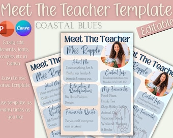 Meet the Teacher Back to School Flyer Meet the Teacher - Etsy