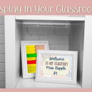 Classroom Decor Elementary Welcome Sign Template Canva - Etsy