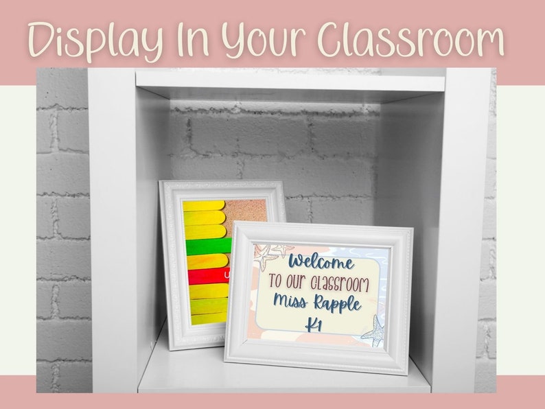 Classroom Decor Elementary Welcome Sign Template Canva - Etsy
