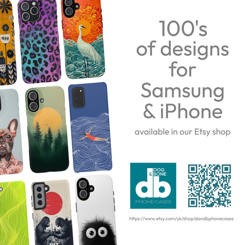 Sea Blue Abstract Lines Phone Case: Slim Snap-on Cover - Etsy