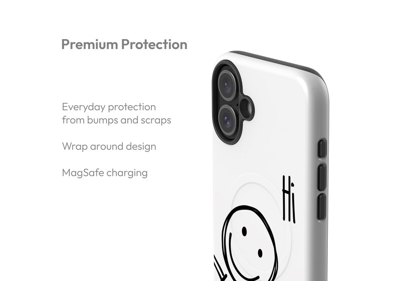 Hi Stickman Rugged Magsafe Compatible Phone Case, Shockproof Heavy Duty ...