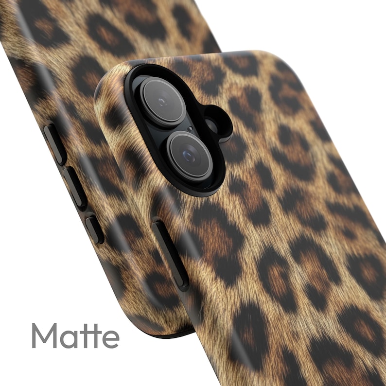 Leopard Print Phone Case, Animal Print iPhone Case, Leopard Pattern ...