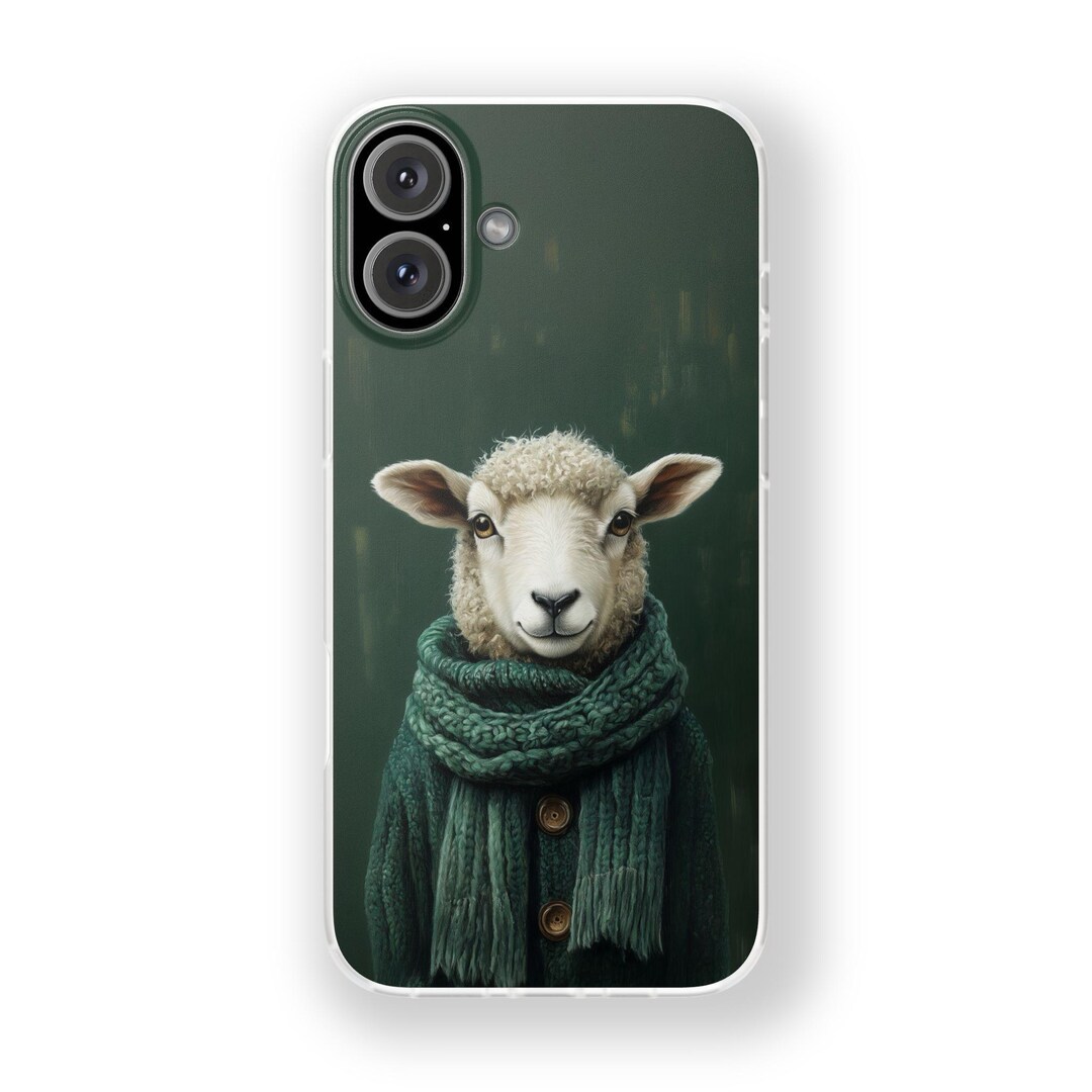 Sheep in Wool Clothing Flexible Phone Case, iPhone 16 15 14 13 12 Pro ...