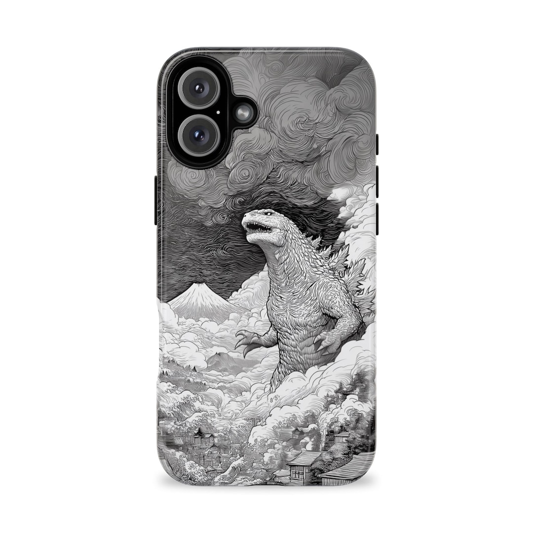 Godzilla Phone Case for iPhone 17 Pro Max 16 15 14 13 12, Samsung S25 ...