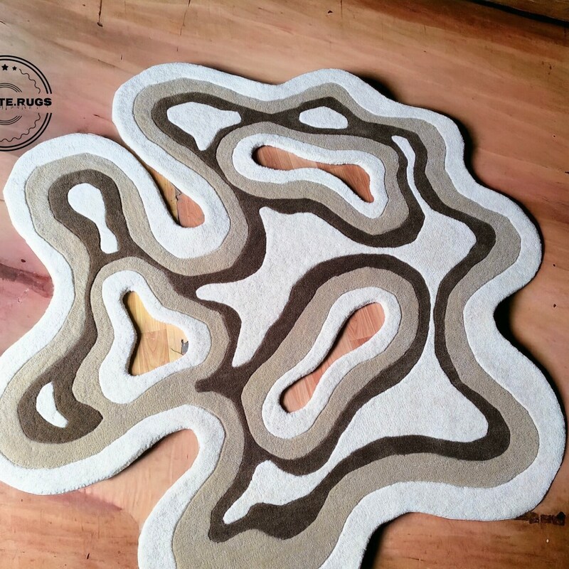 Irregular Shaped Rug - Etsy