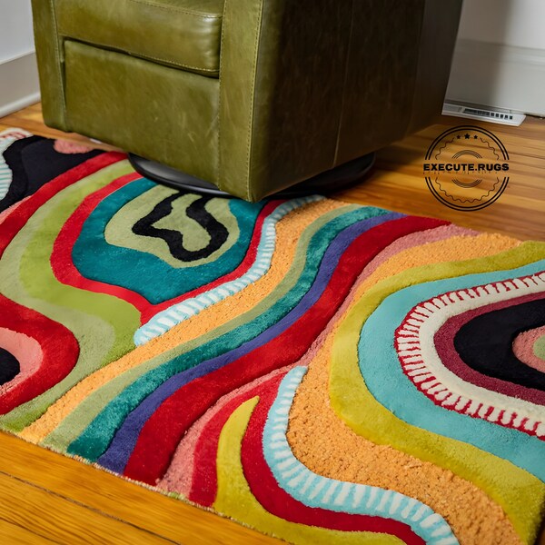 New Wave Rug - Etsy