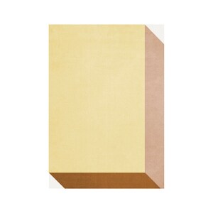 Hand Tufted Teklan Box Rug Yellow 100% Wool Rug 6x9 7x10 8x10 9x12 ...