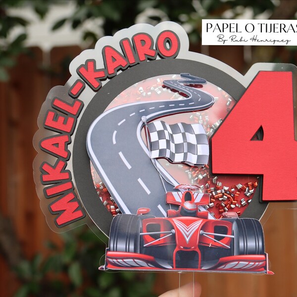Race Car Topper - Etsy