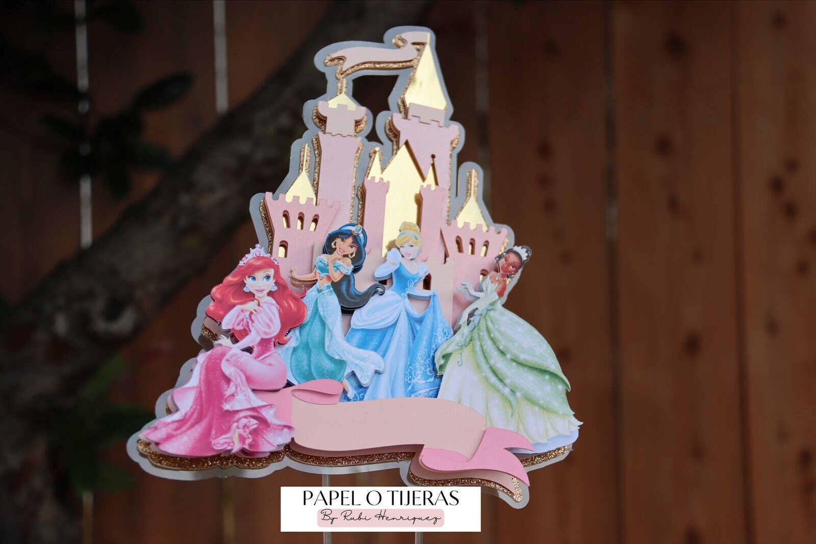 PRINCESS CAKE TOPPER Princess Party Decorations Princess - Etsy