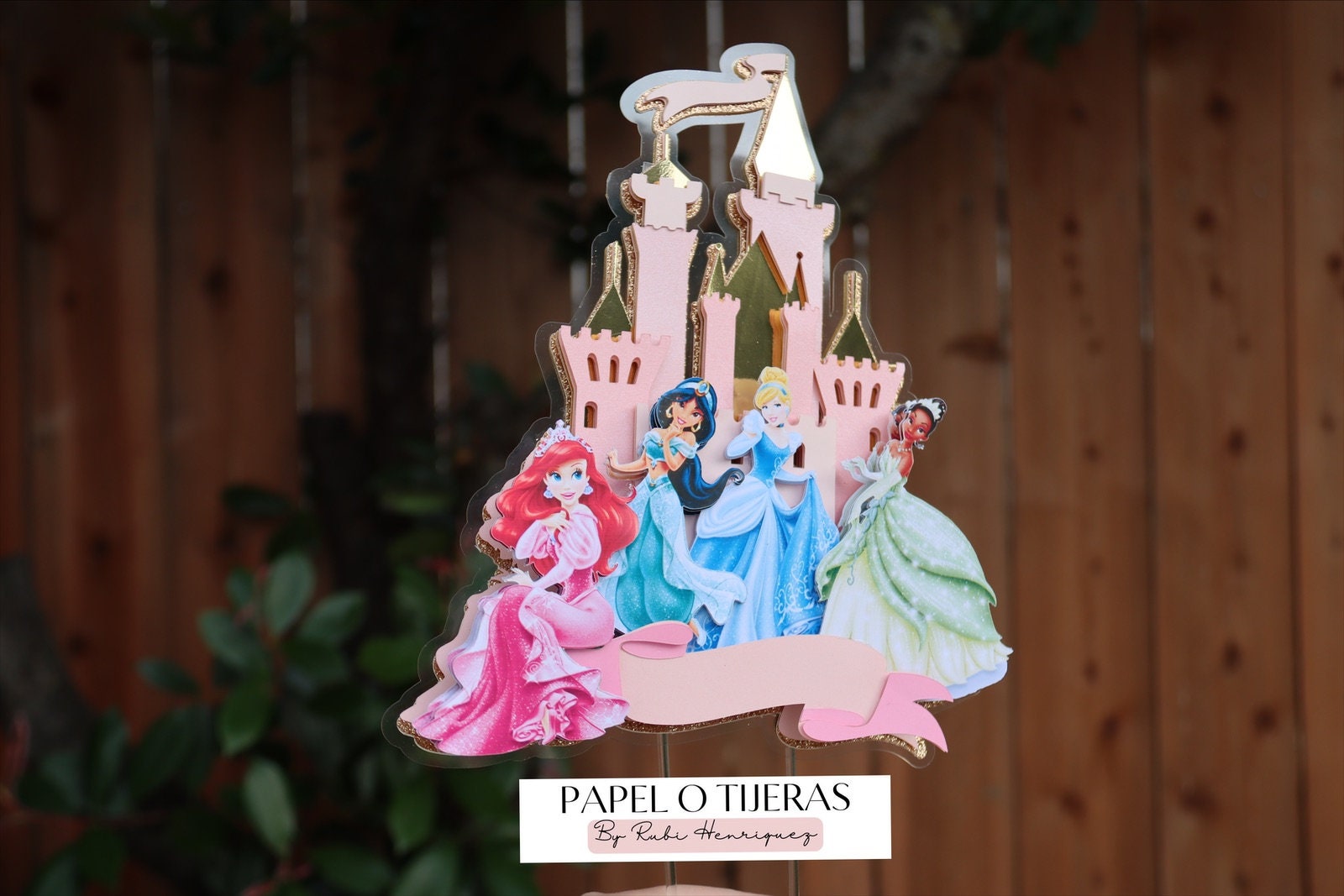 PRINCESS CAKE TOPPER Princess Party Decorations Princess - Etsy