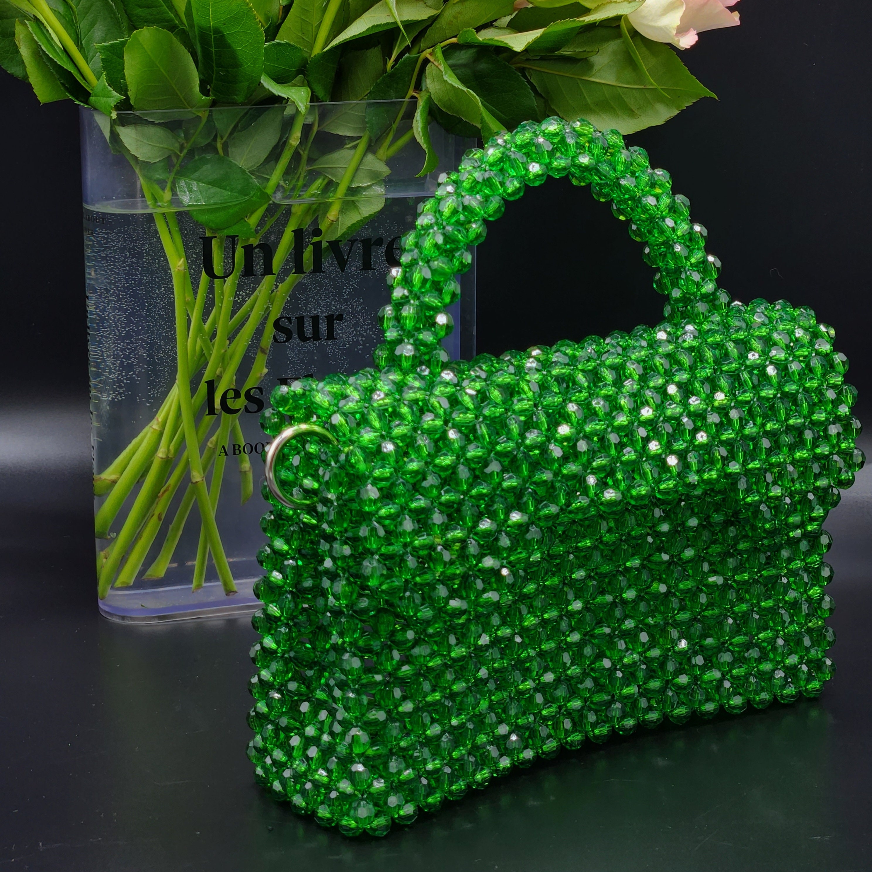 Bead Bag, Beaded Bag, Beads Bag, Fashion Bag, Women's Bag, Handmade Bag ...