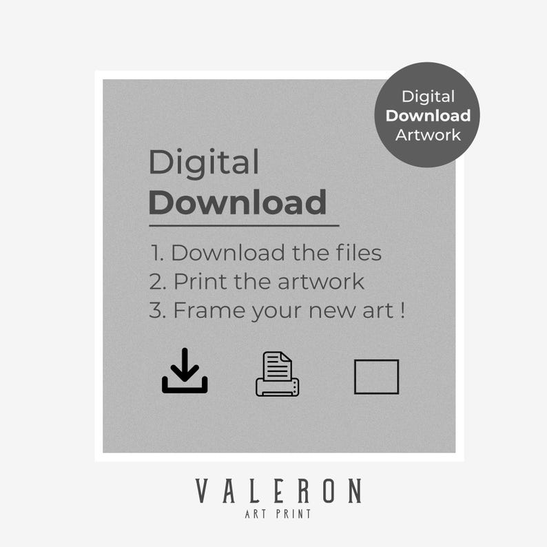 Printable A Gorge in the Mountains | Vintage Nature Landscape | Digital ...