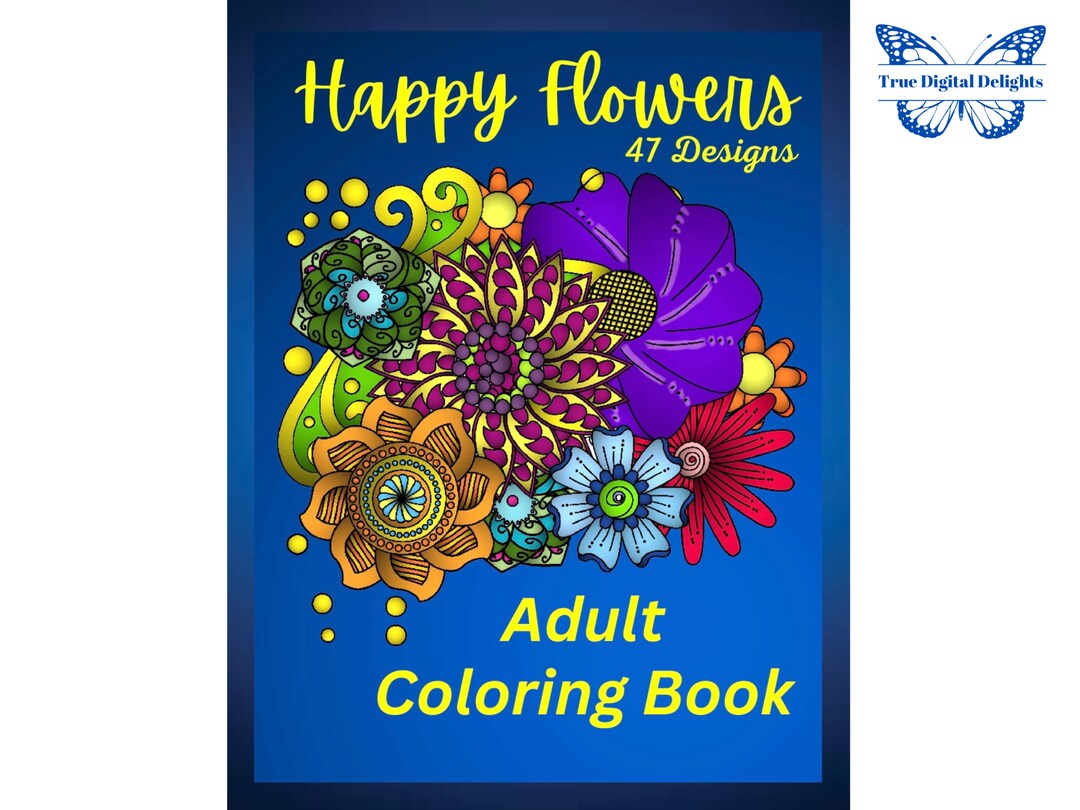 47 Adult Coloring Pages Floral Mandala Style Digital Coloring Etsy