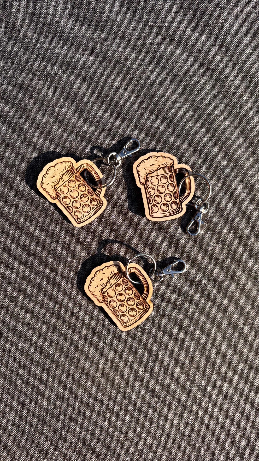 Wooden Beer Mug Keychain – Gift for Beer Lovers | Oktoberfest Accessory ...