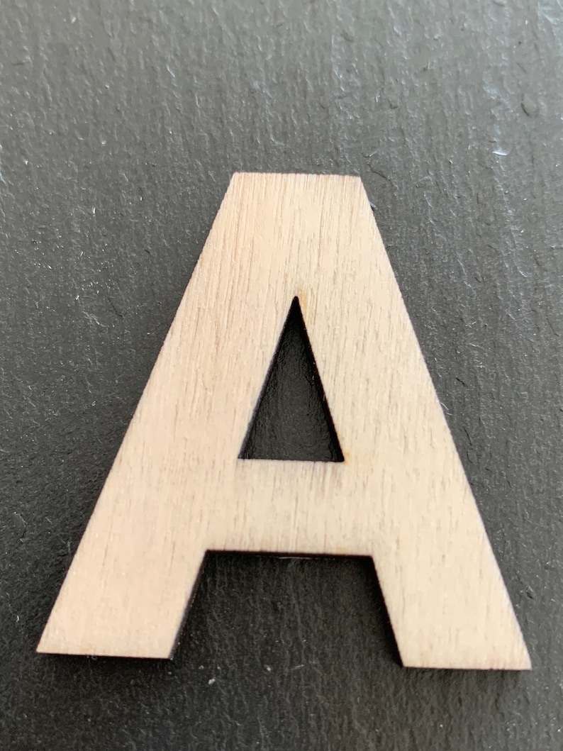 Wooden Letters ABC A-Z for Crafting and Painting, Made of Plywood, 4-30 ...