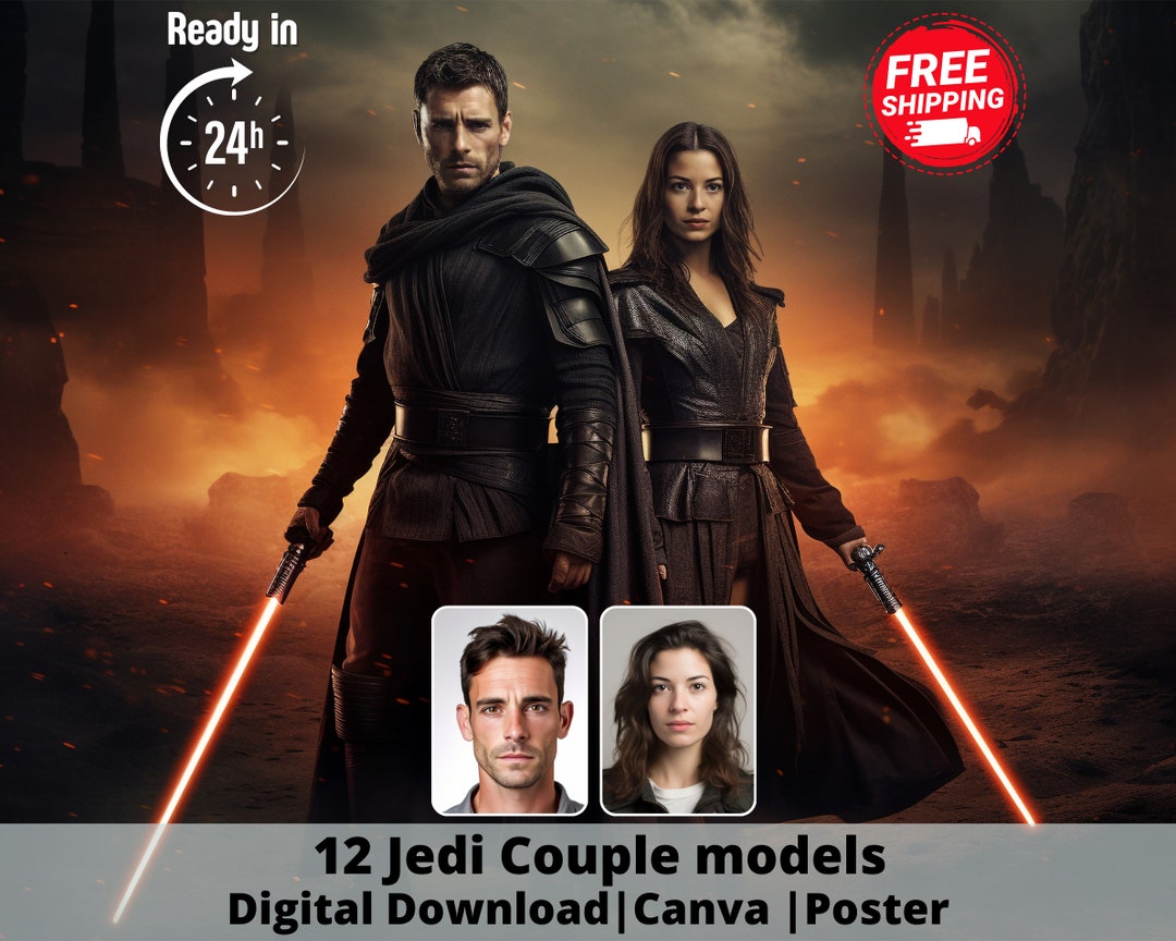 Custom Realistic Star Wars Portrait, Personalized Portraits, Custom ...