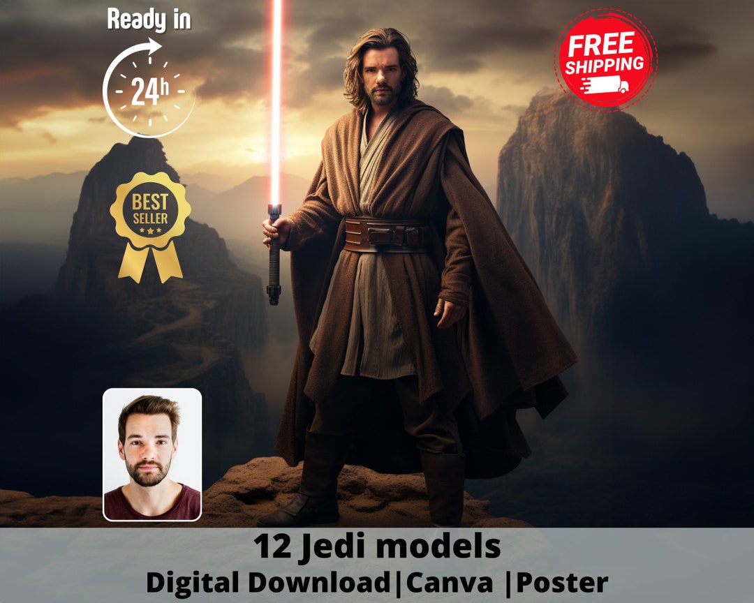 Custom Realistic Star Wars Portrait, Personalized Portraits, Custom ...