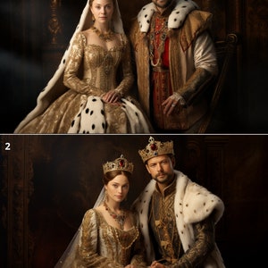 Custom Royal Couple Portrait From Photo, Renaissance Portrait, Turn Me ...
